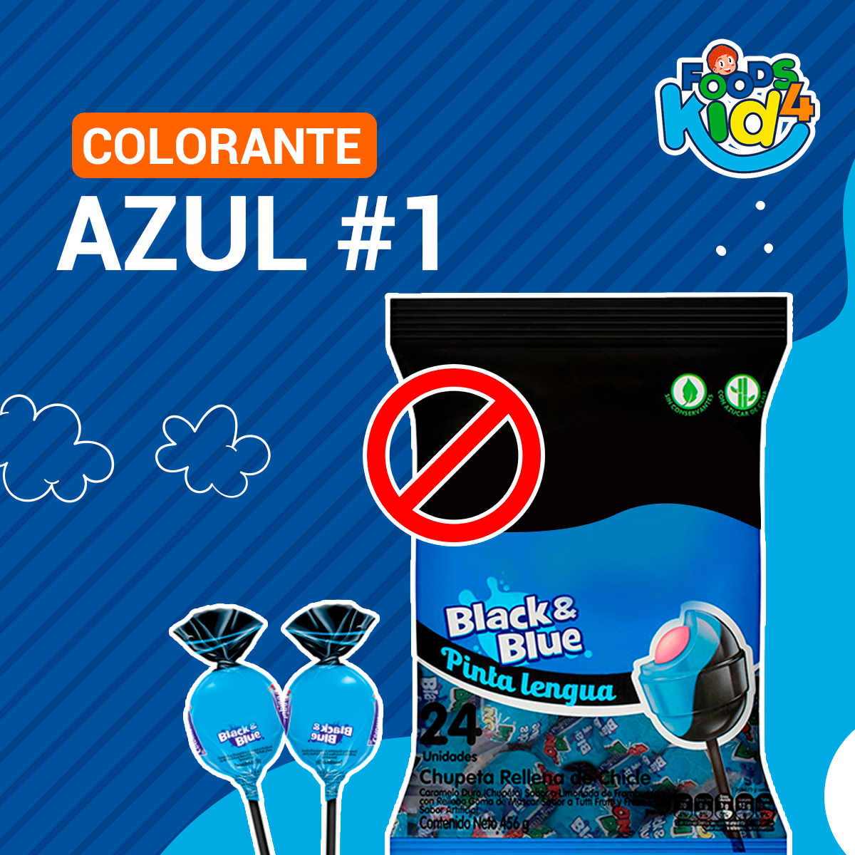Sabías que… Colorante Azul #1 - Foods 4 Kid